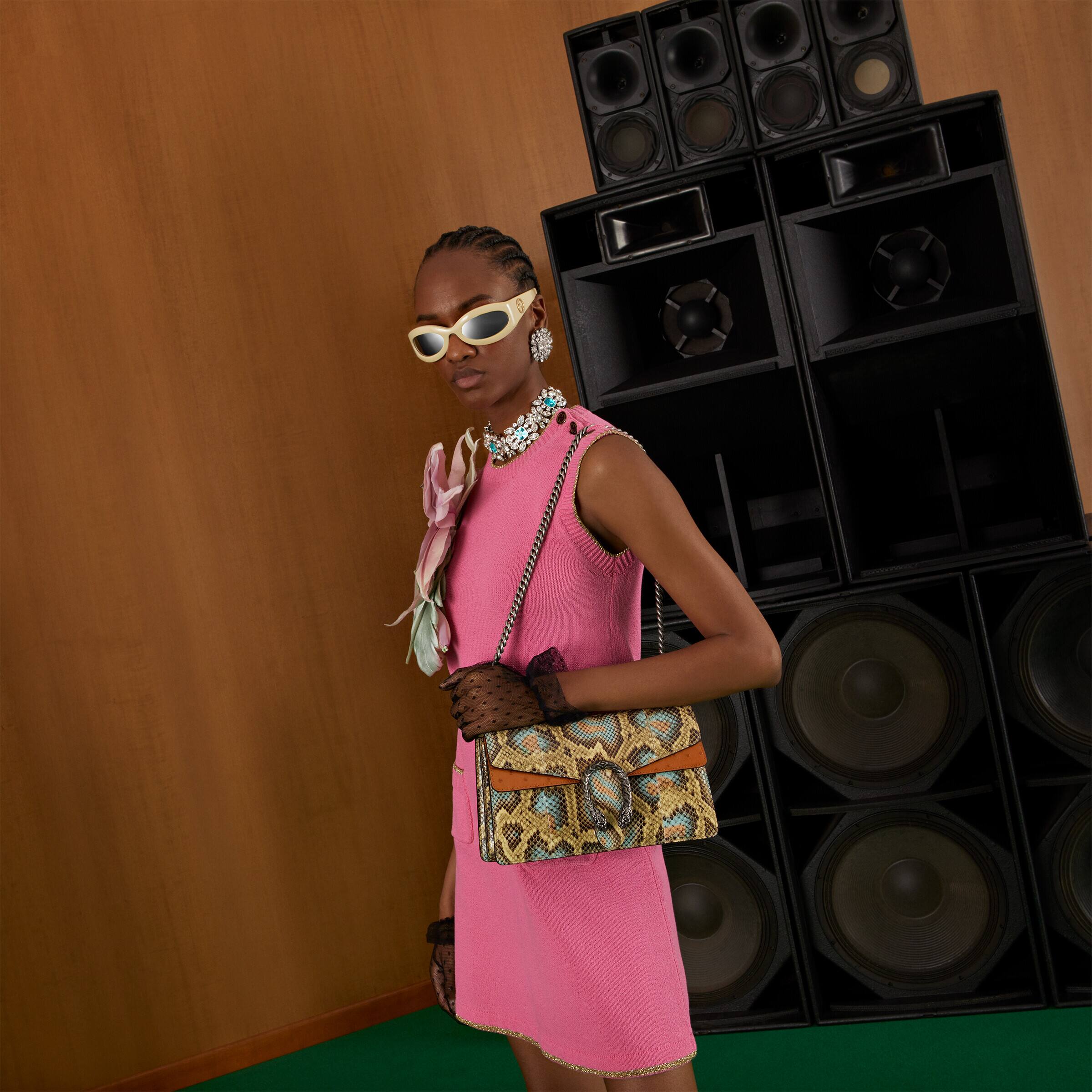 Gucci Sac à épaule Dionysus en python petite taille – Paris Deluxe